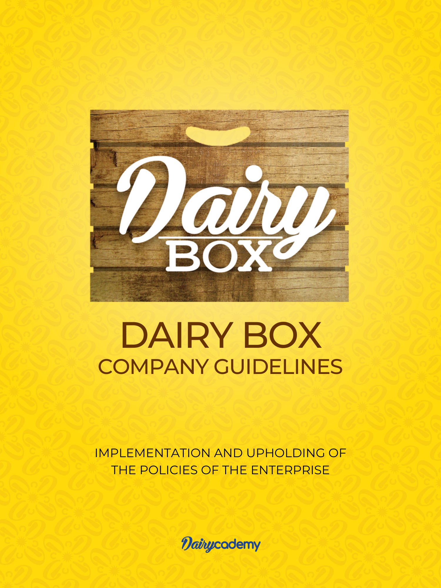 DAIRY BOX COMPANY GUIDELINES – Dairycademy